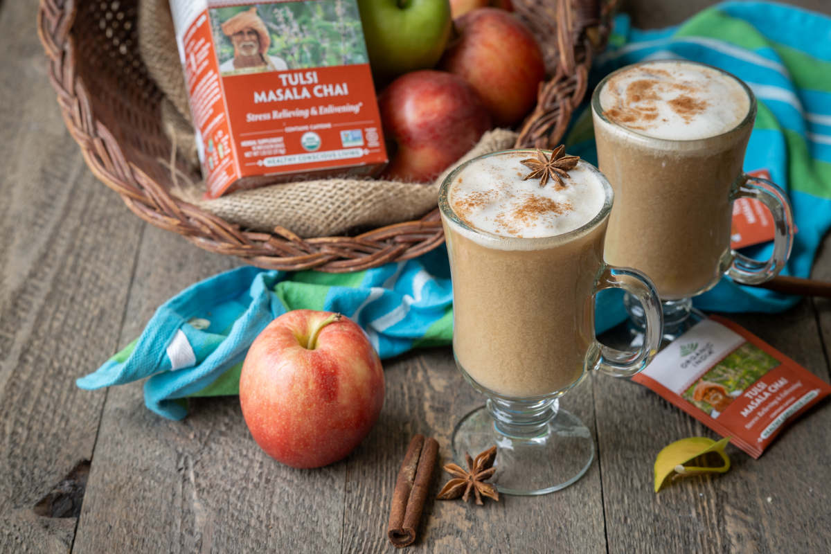 Apple Chai Latte with Holy Basil | Organic India