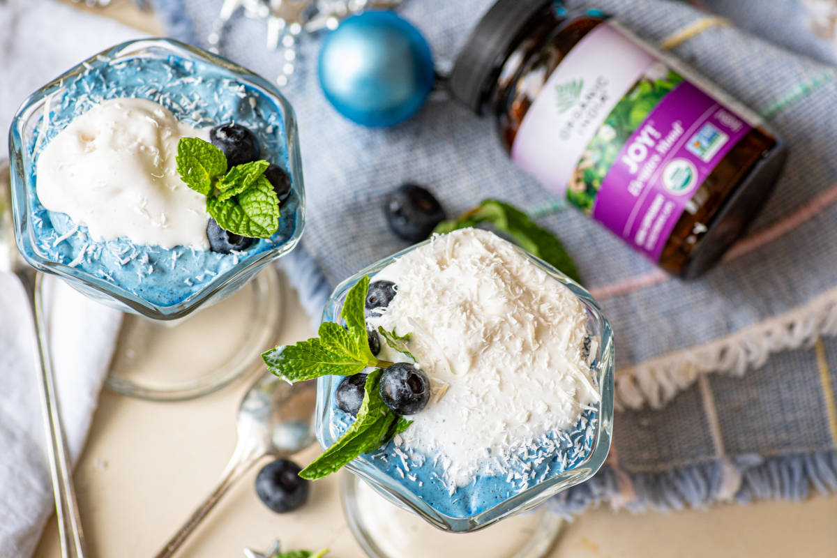 Blue Majik Mousse (Spirulina Dessert) | Organic India