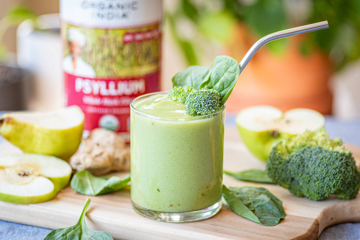 High Fiber Smoothie with Psyllium & Greens | Organic India